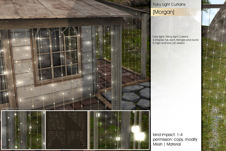 Second Life Marketplace - Sway's [Morgan] Fairy Light Curtains